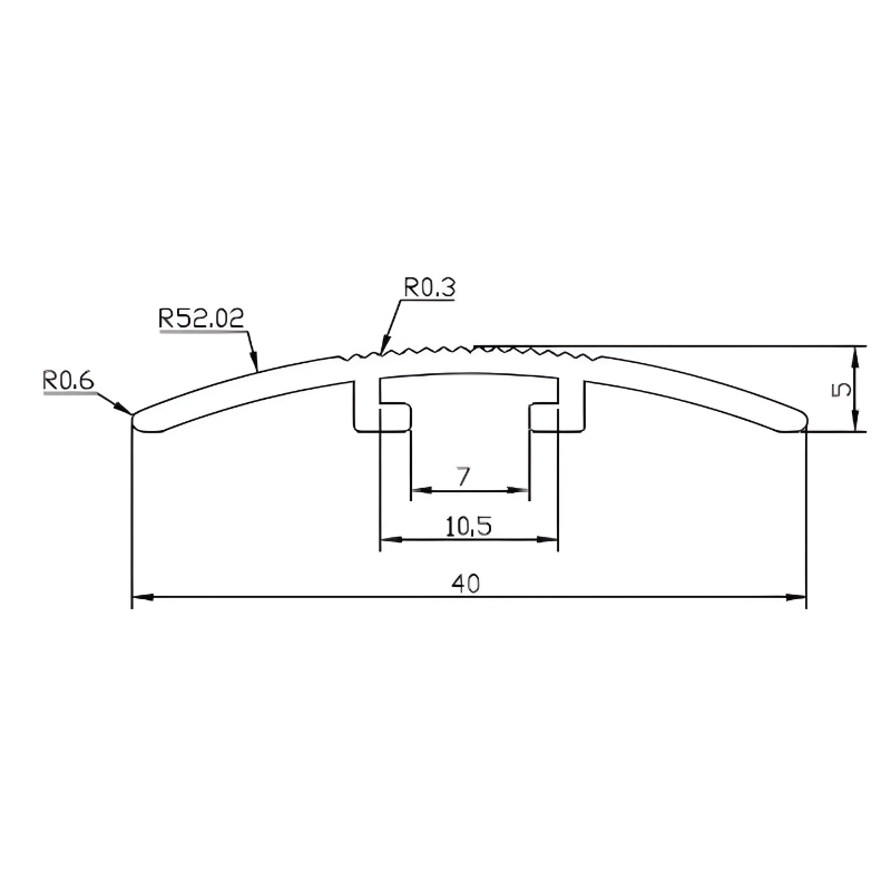 En Mat Silver 40mm Prelazna WM-C 010